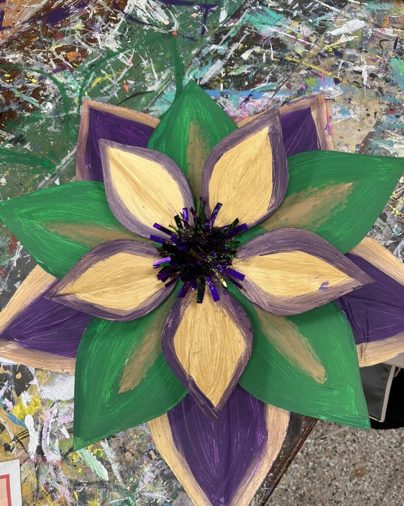 Mardi Gras Float Flowers (3 LAYERED FLOWER) - The Makery 504