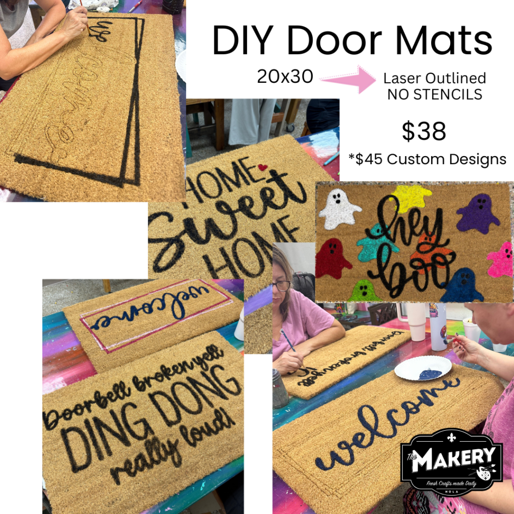 DIY Door Mat Class - The Makery 504